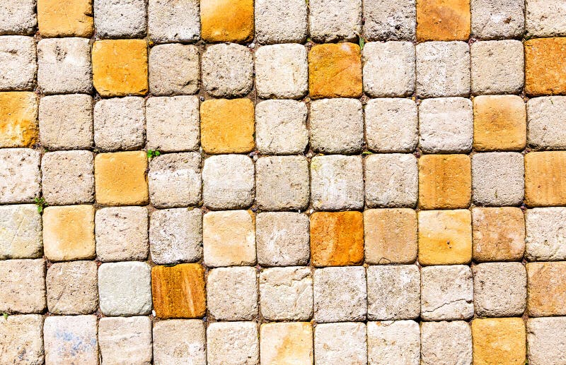Square Shaped Paving Slabs As a Creative Background, Stone Texture ...