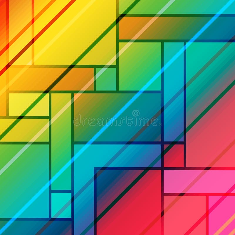 Square shapes background stock illustration. Illustration of backdrop ...