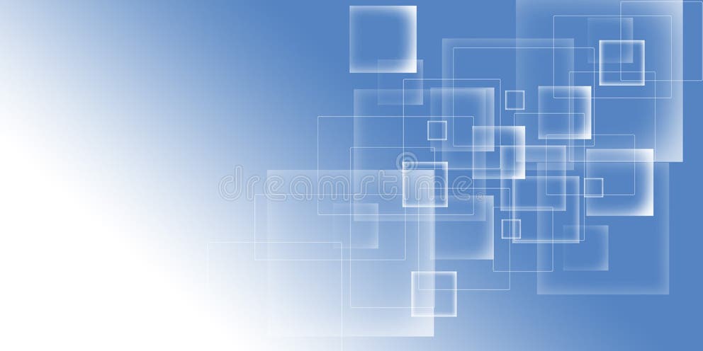 Square Shapes Composition Geometric Abstract Background. 3D Shadow ...