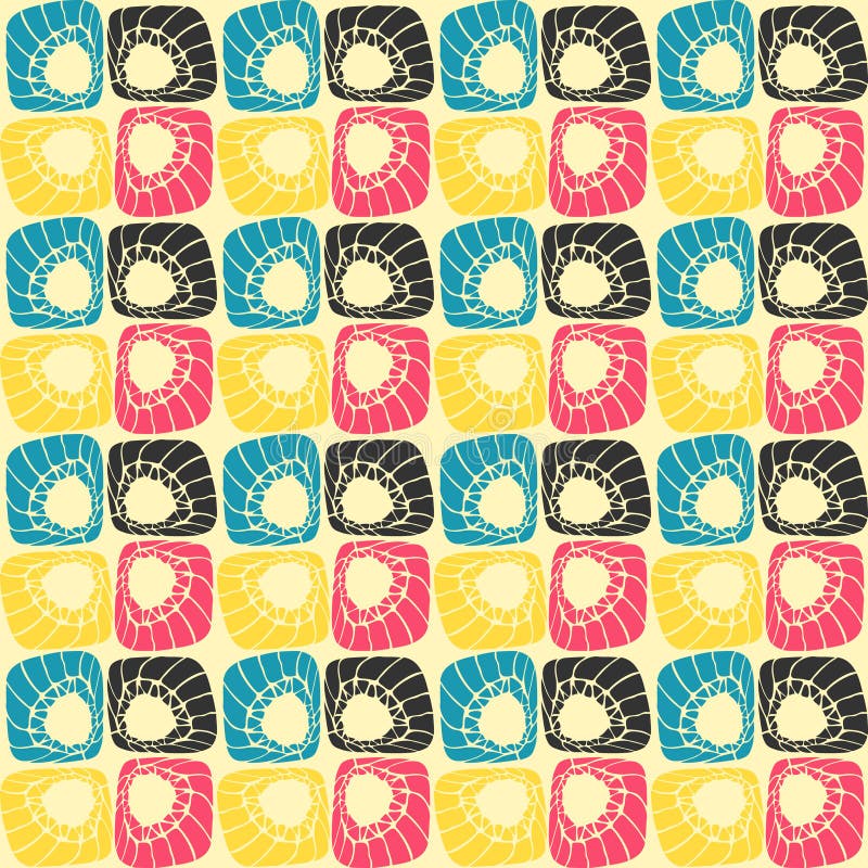 Square shell pattern stock vector. Illustration of concept - 45633143
