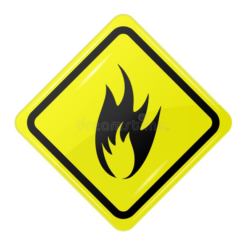 Fire sign , vector stock vector. Illustration of fire - 11205679