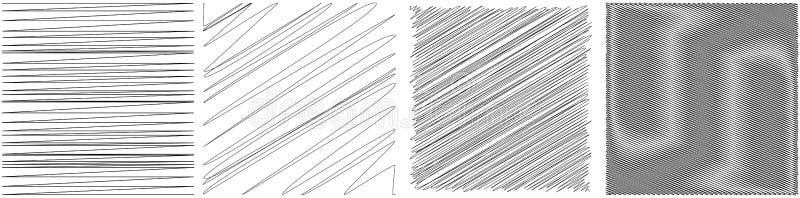 Square with Sketchy, Scribble, Doodle Effect Texture Stock Vector ...