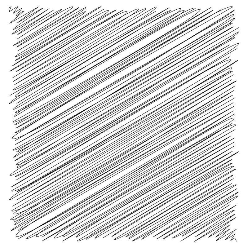 Square with Sketchy, Scribble, Doodle Effect Texture Stock Vector ...