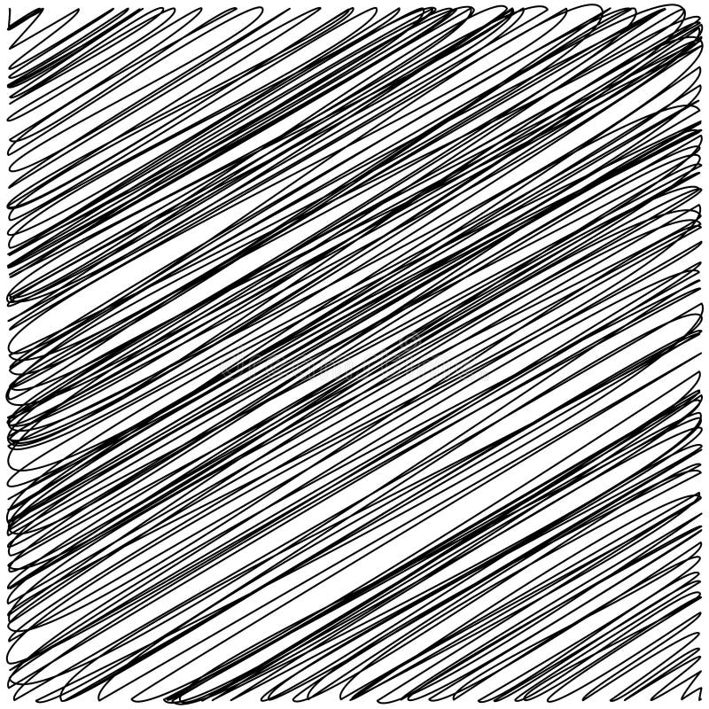 Square with Sketchy, Scribble, Doodle Effect Texture Stock Vector ...