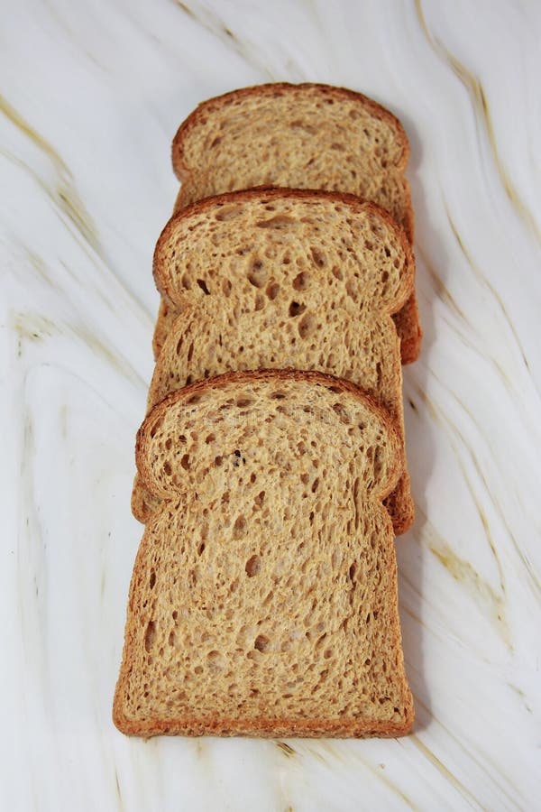 Square Slice of Toasted Rye Bread Stock Photo - Image of healthy ...