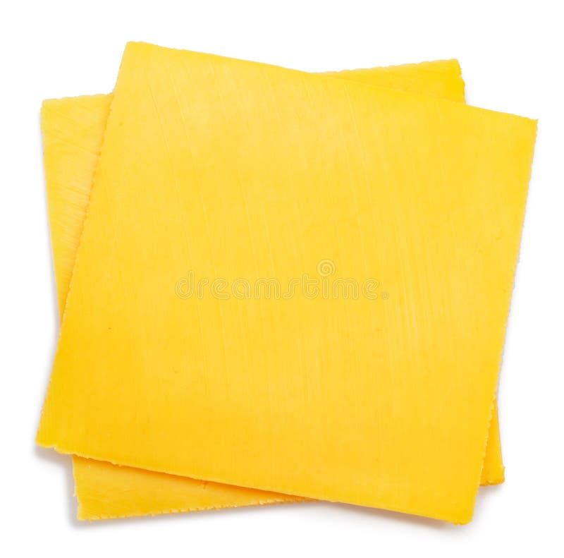 Square Slices of Meltable Cheese, Popular Cheeseburger Ingredient on ...