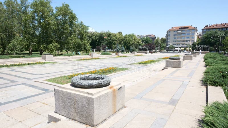 Sofia, Bulgaria, the Square of the Soviet Army Monument Stock Video ...