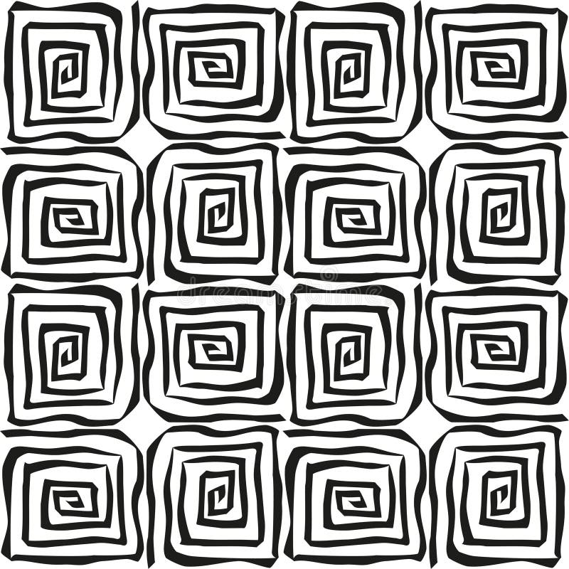 Optical Art Abstract Illusion Pattern Stock Vector - Illustration of ...