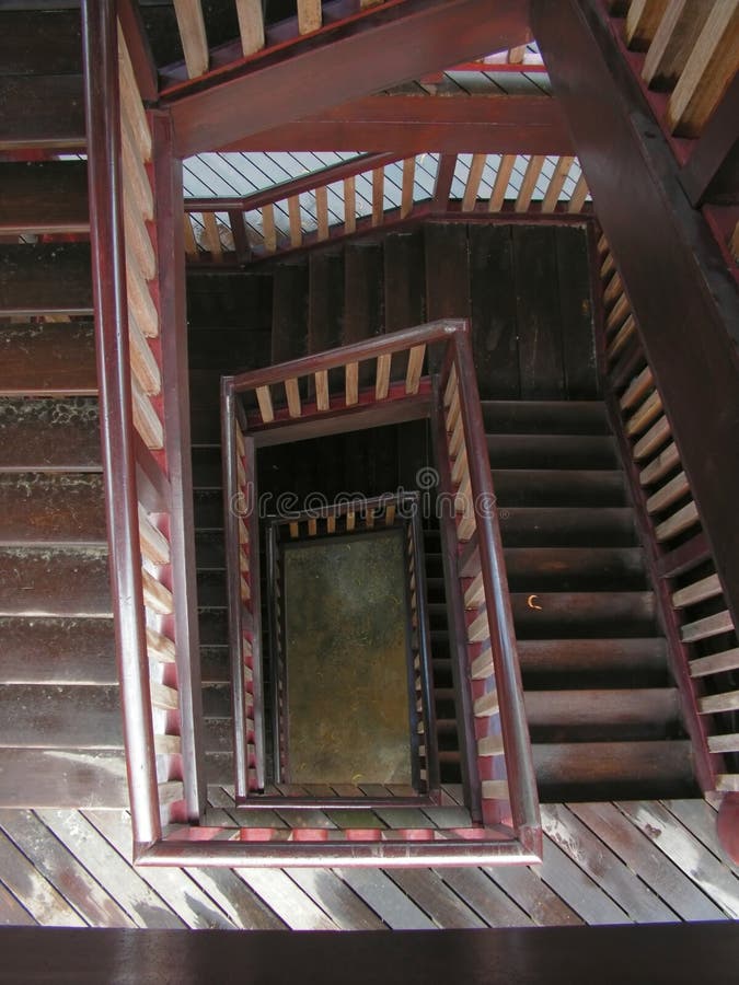 Square spiral staircase stock image. Image of travel, steps - 971247