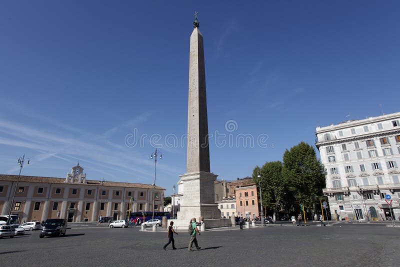 Square of St. John Lateran in Rome Editorial Photography - Image of ...