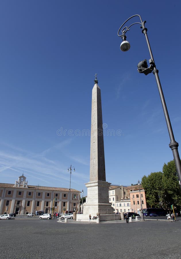 Square of St. John Lateran in Rome Editorial Stock Image - Image of ...