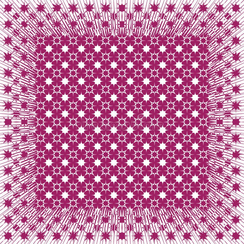 Square Star Burst Explosion Purple Optical Geometric Fabric Vector ...