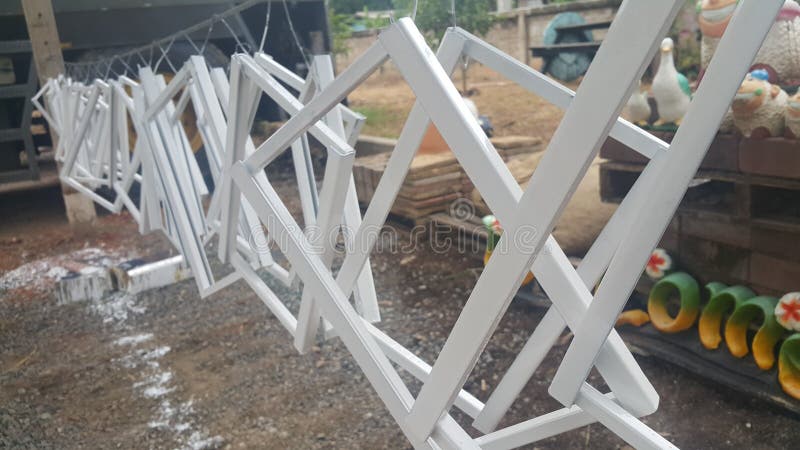 Square steel hanger. stock photo. Image of copyspace - 74938882