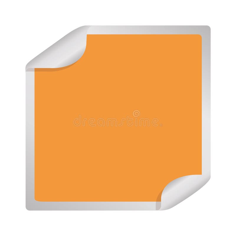 Square sticker icon stock vector. Illustration of design - 79969844