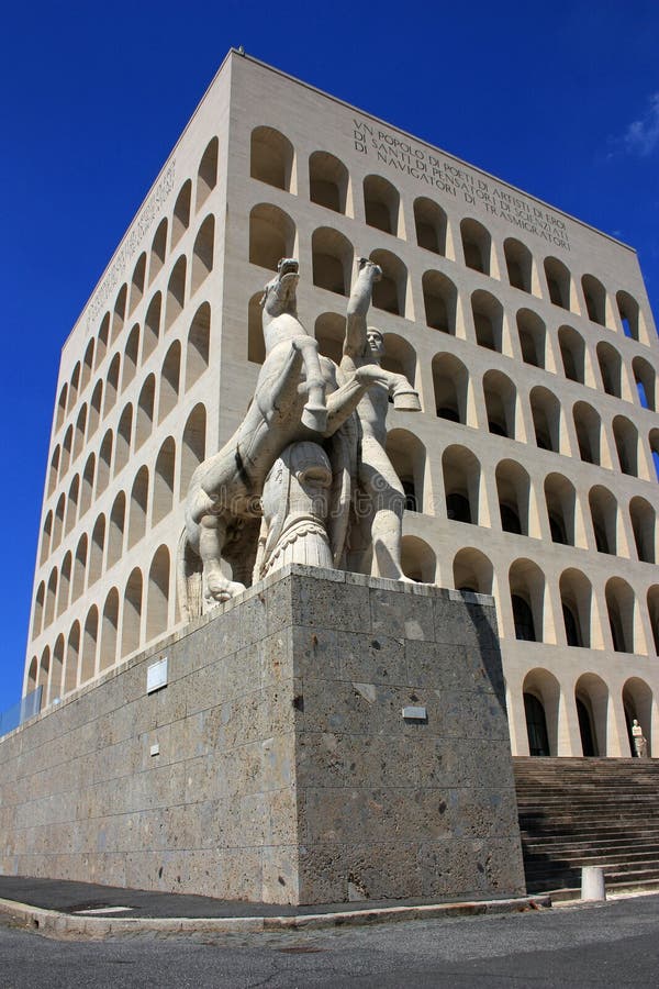 Square Stone Colosseum in Rome Editorial Photography - Image of ...