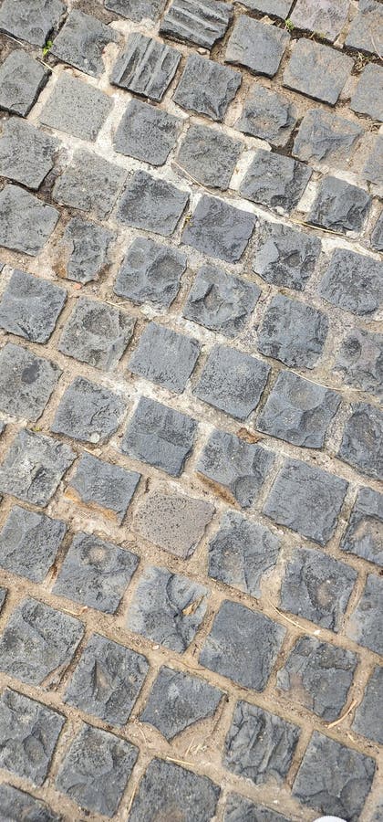 Square Stone Ruins Floor Pattern Stock Image - Image of soil ...