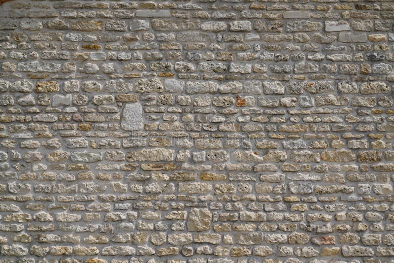 Square Stone Wall High Background of House Brick Horizontal Stones ...