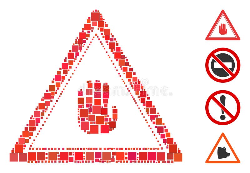 Collage Safety Signs Stock Illustrations – 111 Collage Safety Signs ...