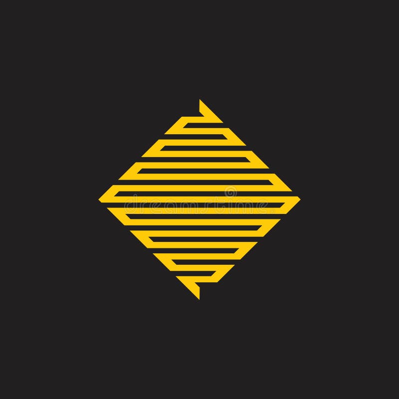 Square Stripes Infinity Line Geometric Logo Vector Stock Vector ...