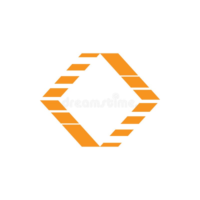 Square Stripes Chart Bar Colorful Logo Vector Stock Vector ...