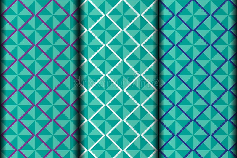 Square Style Vector Eps Pattern Design. Stock Illustration ...