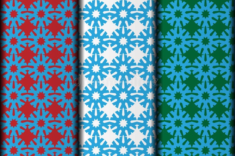 Circle Flower Style Vector Eps Pattern Design. Stock Illustration ...