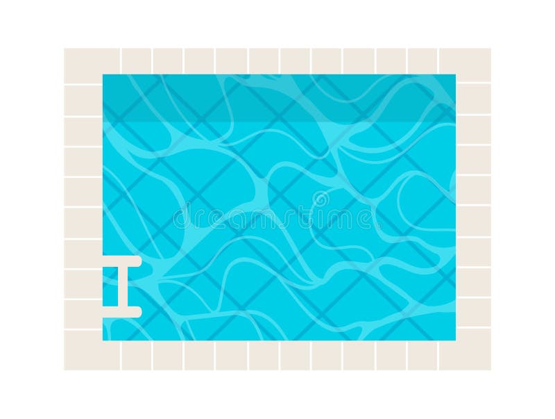 Square Swimming Pool stock vector. Illustration of mosaic - 282865920