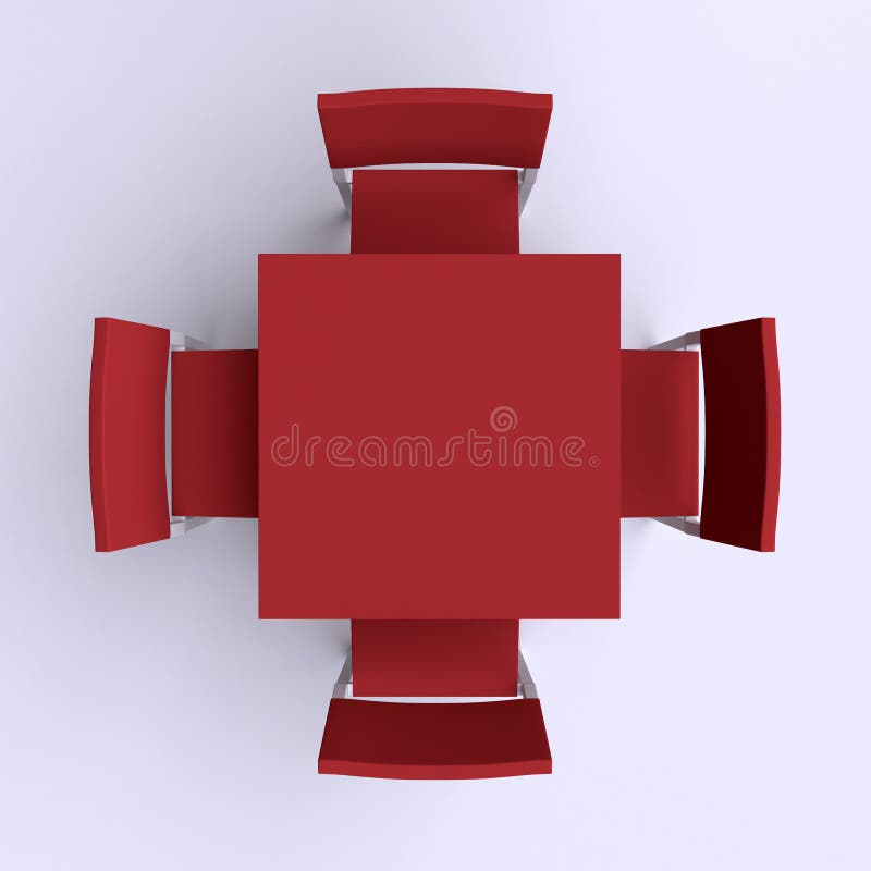 3d dining table stock illustration. Illustration of room - 15403800