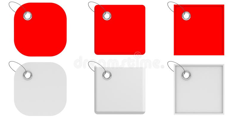Square tags stock illustration. Illustration of generated - 7914248