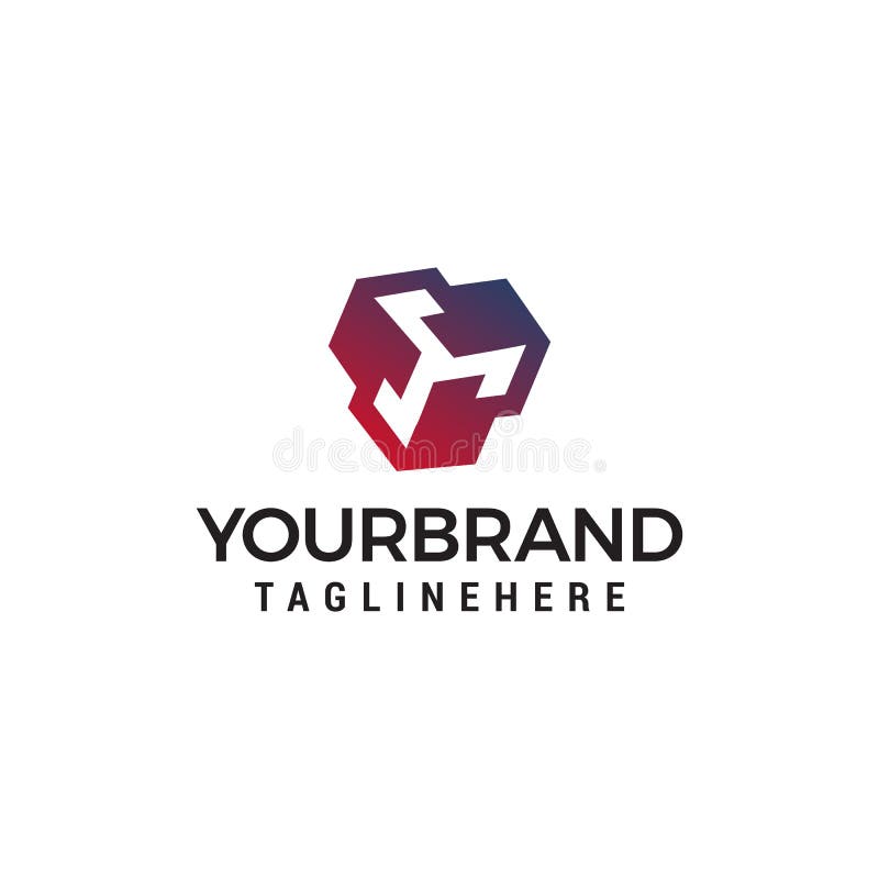 Square Technology Logo Design Concept Template Stock Vector ...