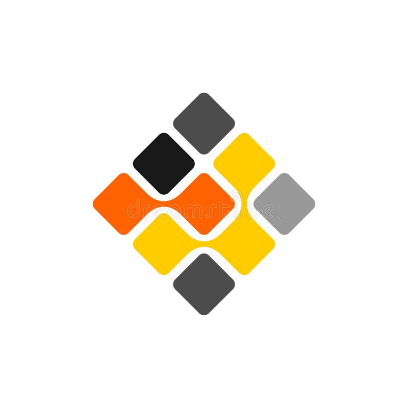 Square Technology Vector Logo Template Illustration Design. Vector EPS ...