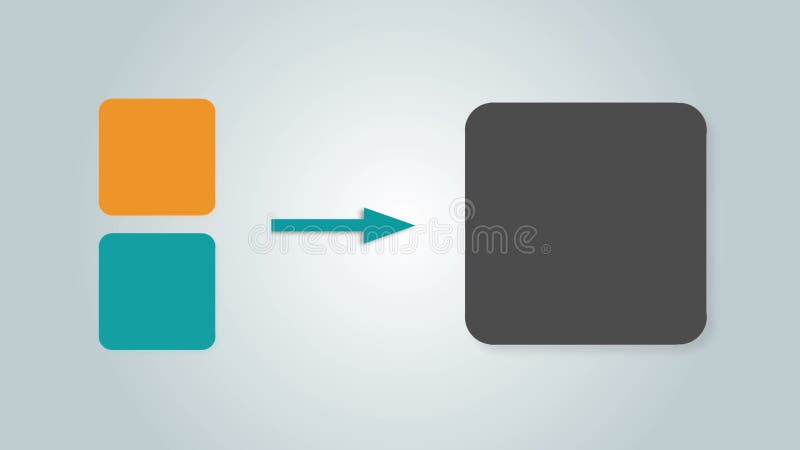 Square Text Box Diagram for Presentation.box 6 Stock Video - Video of ...