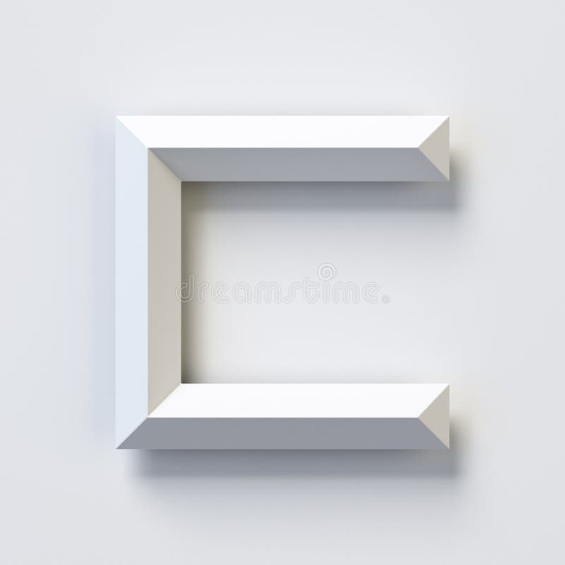 Square Three Dimensional Font, White, Simple, Geometric, Casting Shadow ...