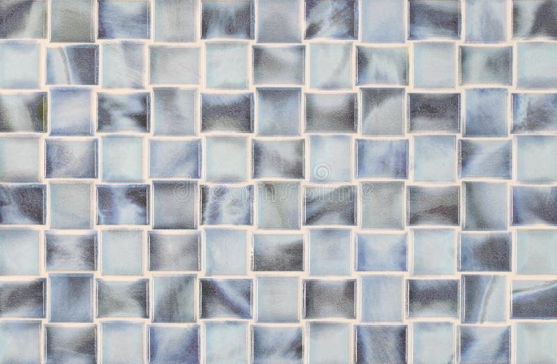 Blue Square Tiles with Various Effects Marble Stock Photo - Image of ...