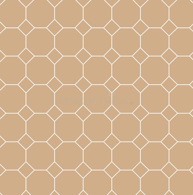 Octagon Pattern, Repeating Linear Octagon Overlap Each Stock Vector ...