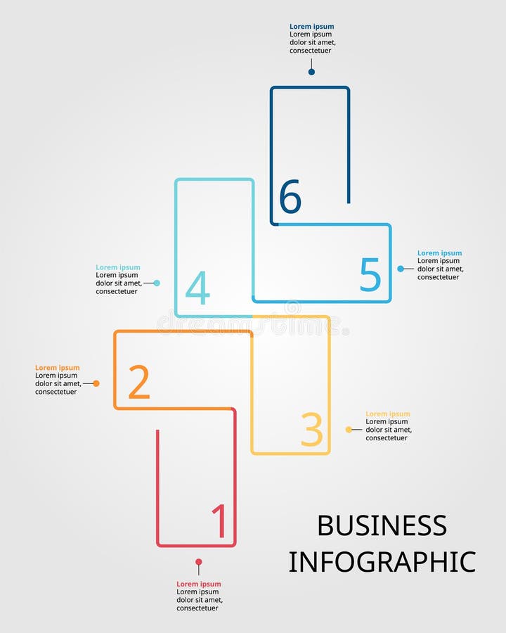 Square Timeline Chart Template for Infographic for Presentation for 9 ...