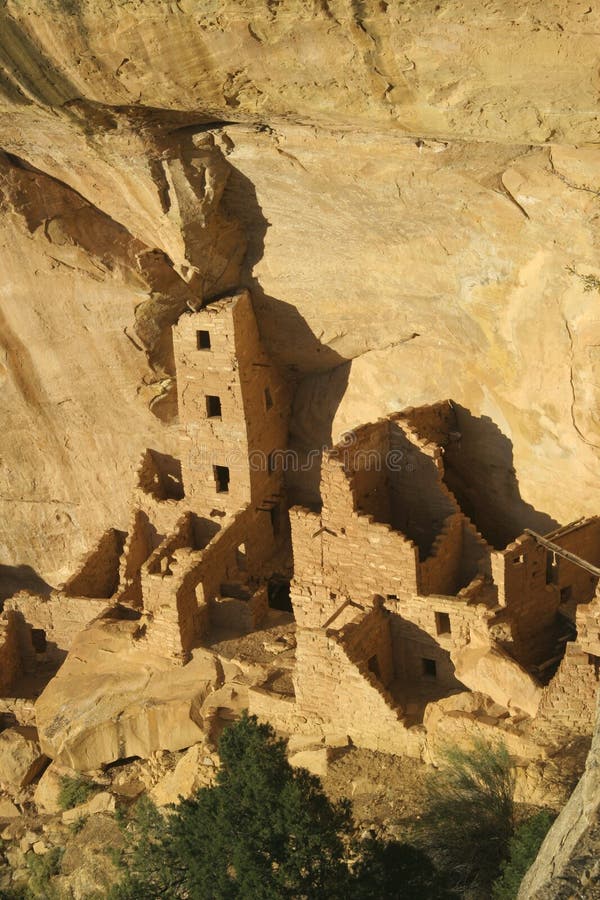Square Tower House, Mesa Verde Stock Image - Image of square, verde ...