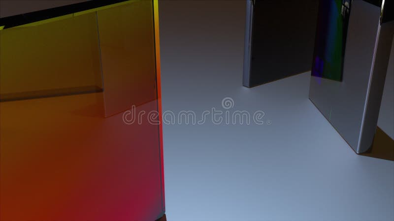 Square Translucent Glass Blocks Stock Illustration - Illustration of ...