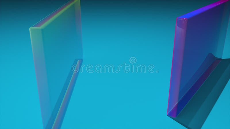 Square Translucent Glass Blocks Stock Illustration - Illustration of ...