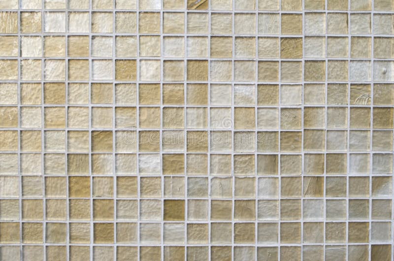 Square Transparent Glass Slabs Cladding on Wall Closeup Stock Image ...