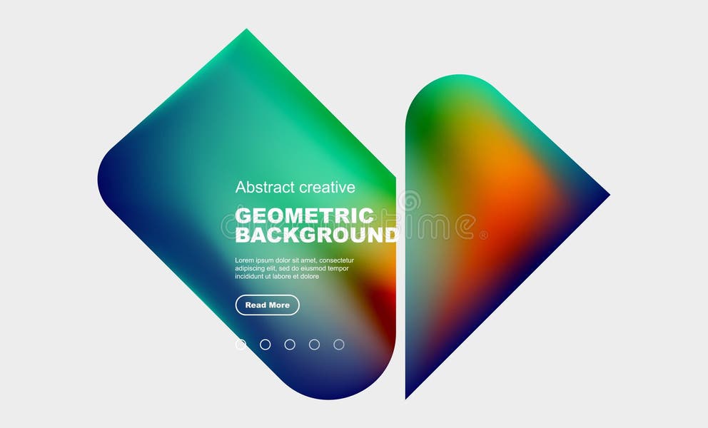 Square and Triangle Design with Fluid Gradients, Abstract Background ...