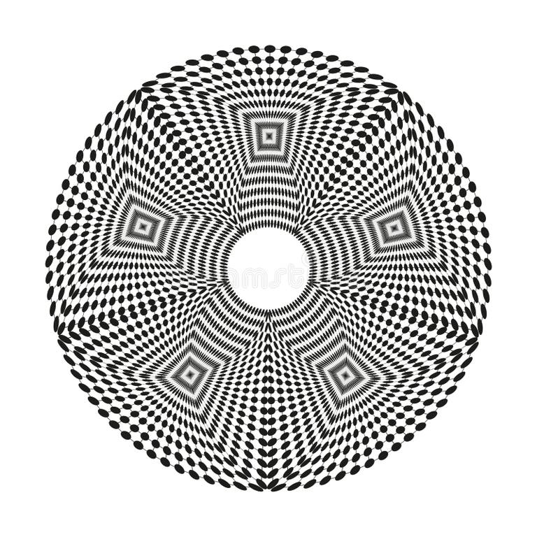 Square Tunnel Shape. Concentric Box Pattern. Vector Abstract Hole ...