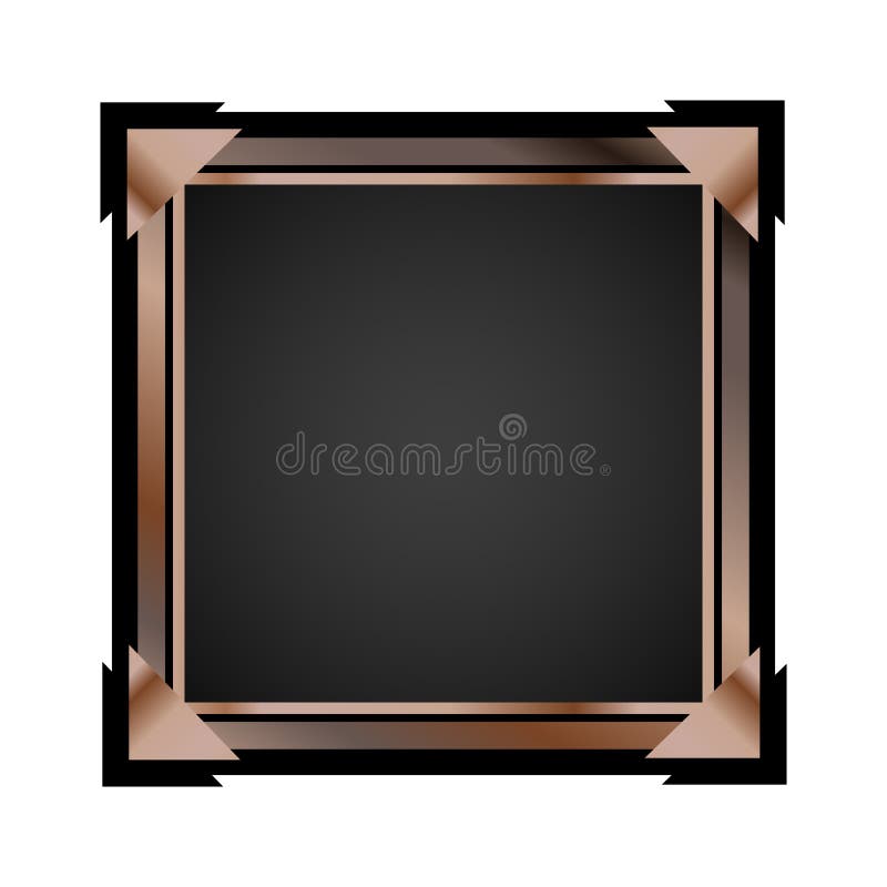Square Ui Game Frame. Empty Frame for Apps Stock Vector - Illustration ...
