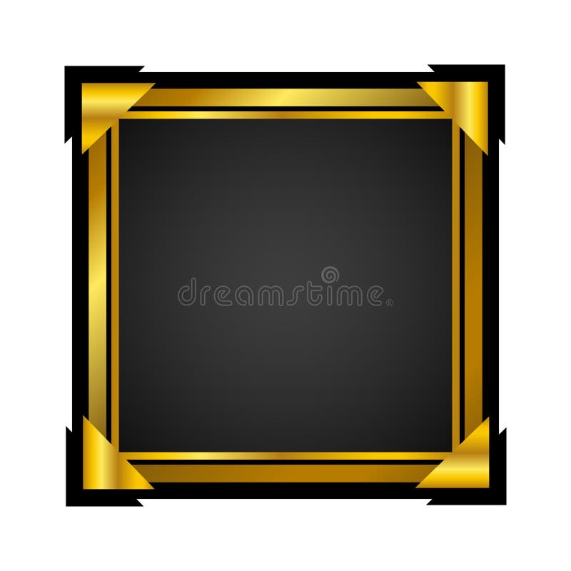 Square Ui Game Frame. Empty Frame for Apps Stock Vector - Illustration ...