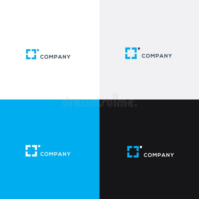 Square Vector Business Logo for Technology, Industry, Construction ...