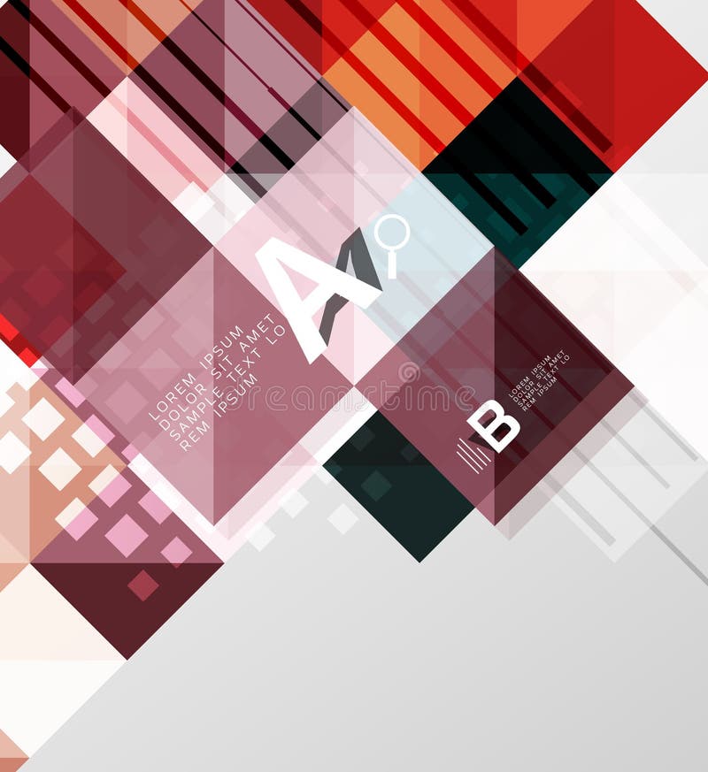 Square Vector Modern Abstract Background Stock Vector - Illustration of ...