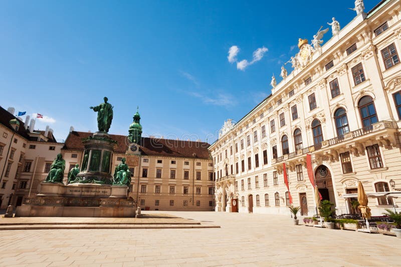 Square in Vienna downtown stock photo. Image of cityscape - 34945834