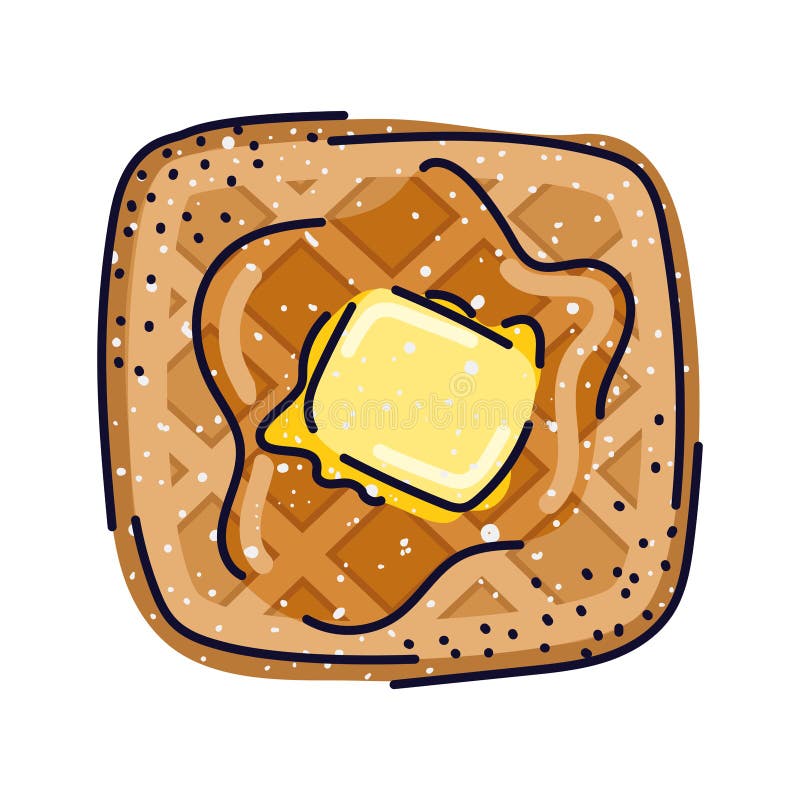 Square waffle design stock vector. Illustration of design - 232606912