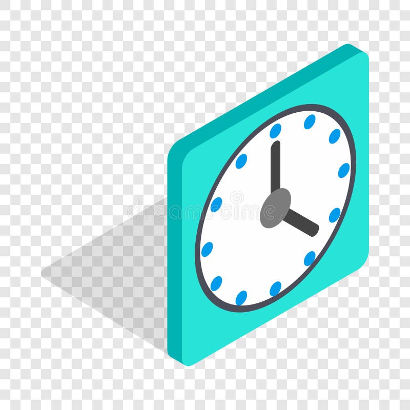 Square Clock Isometric Icon Stock Illustrations – 4,396 Square Clock ...
