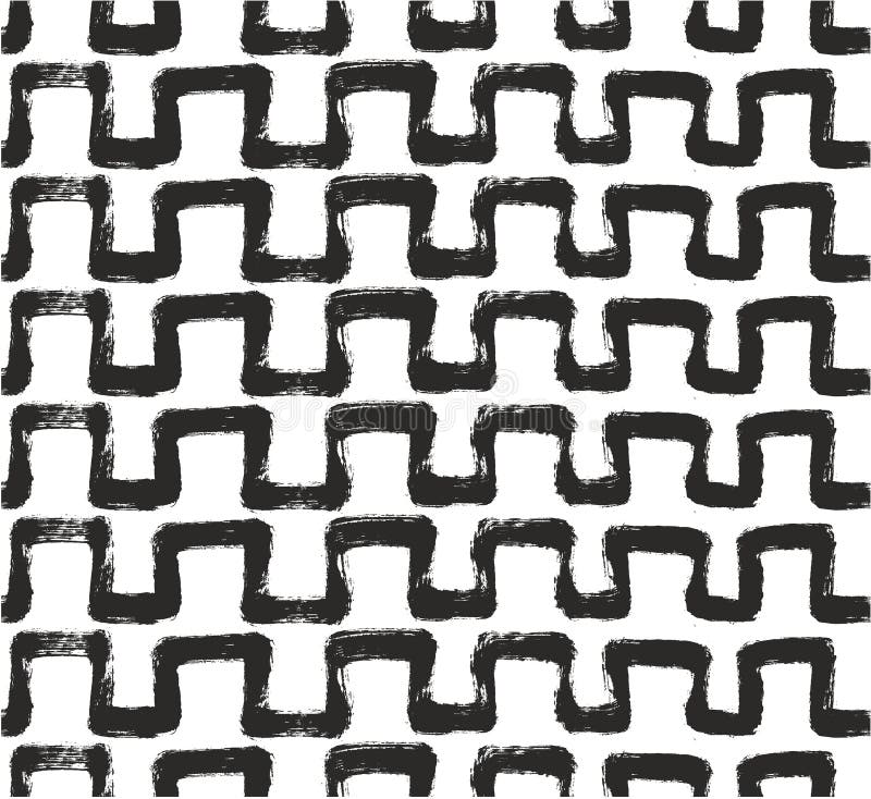 Square Waves Seamless Abstract Vector Pattern or Seamless Abstract ...